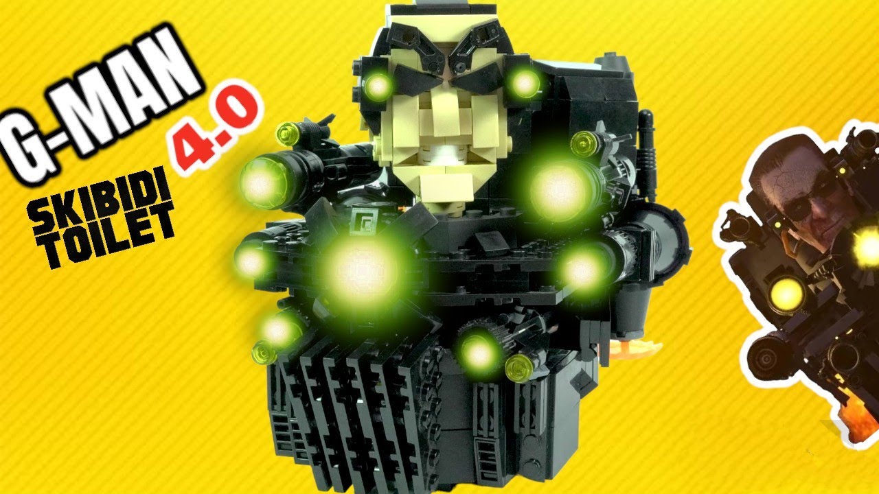 Let's build GMAN 4.0 SKIBIDI TOILET with LEGO - ASMR - YouTube