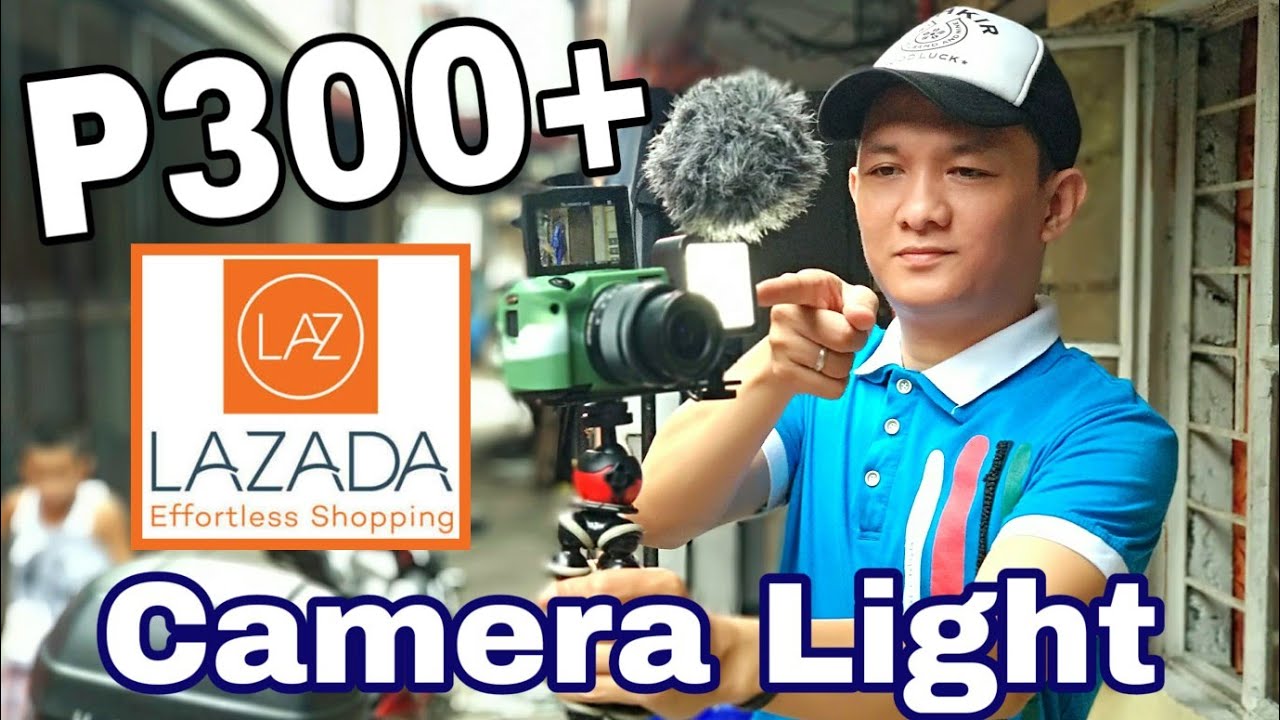 Camera Light from Lazada Review | 300+ pesos lang - YouTube