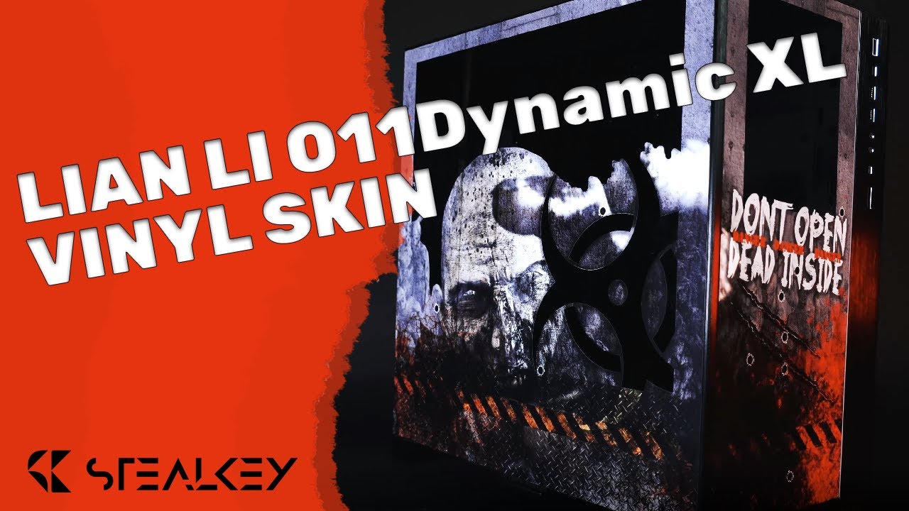 Lian Li O11Dynamic XL - VINYL SKIN - Stealkey Customs - YouTube