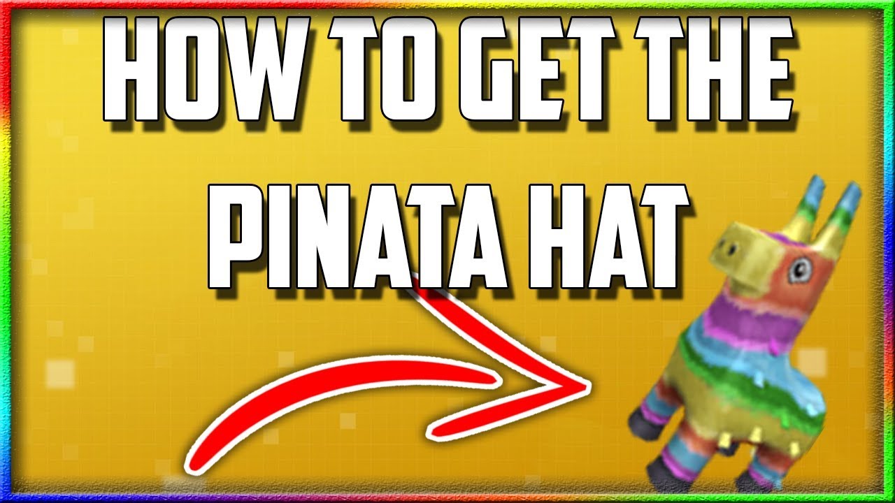 PINATA HAT ROBLOX PIZZA PARTY EVENT - YouTube
