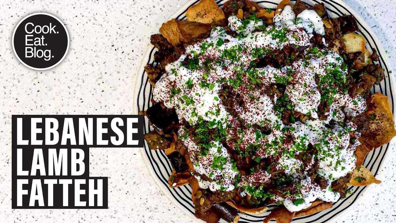 How to make Lamb & Eggplant Fatteh - Middle Eastern Nachos! - YouTube