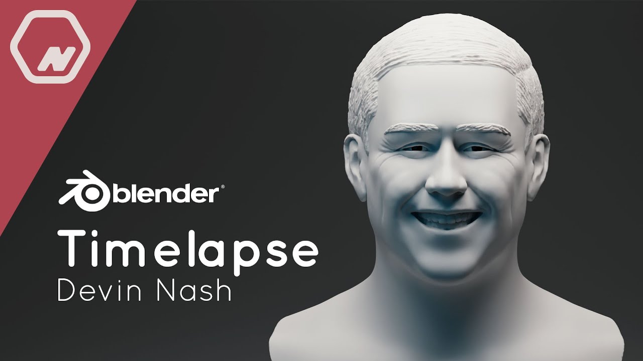 Likeness Sculpting Devin Nash - Full Blender 2.92 sculpting Timelapse ...