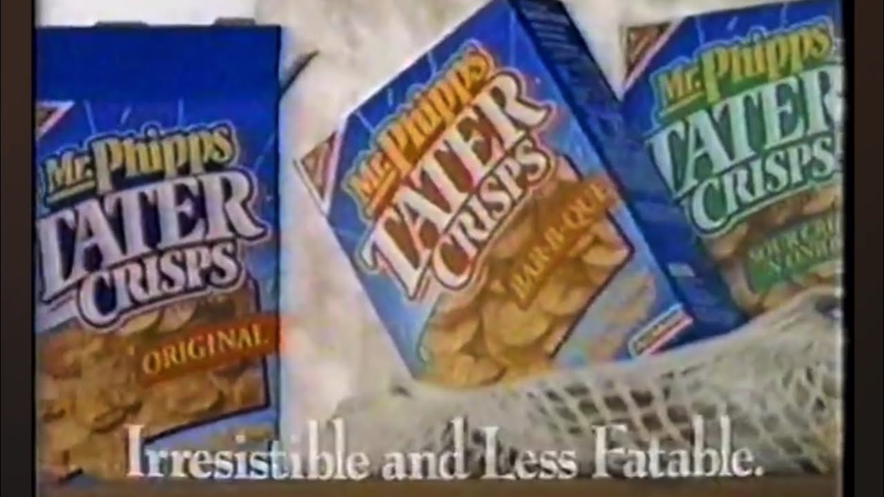 1993 Nabisco Mr. Phipps Tater Crisps 'Simply Irresistible' Commercial ...