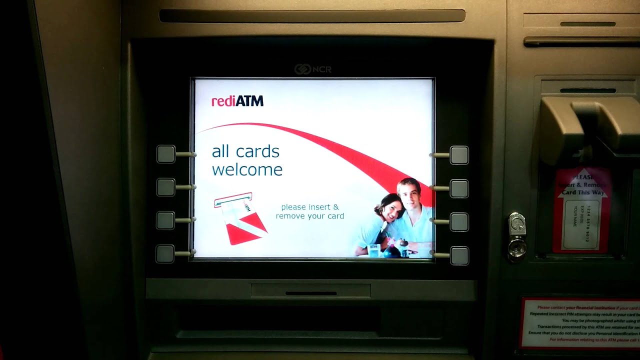 Glitched out rediATM - YouTube