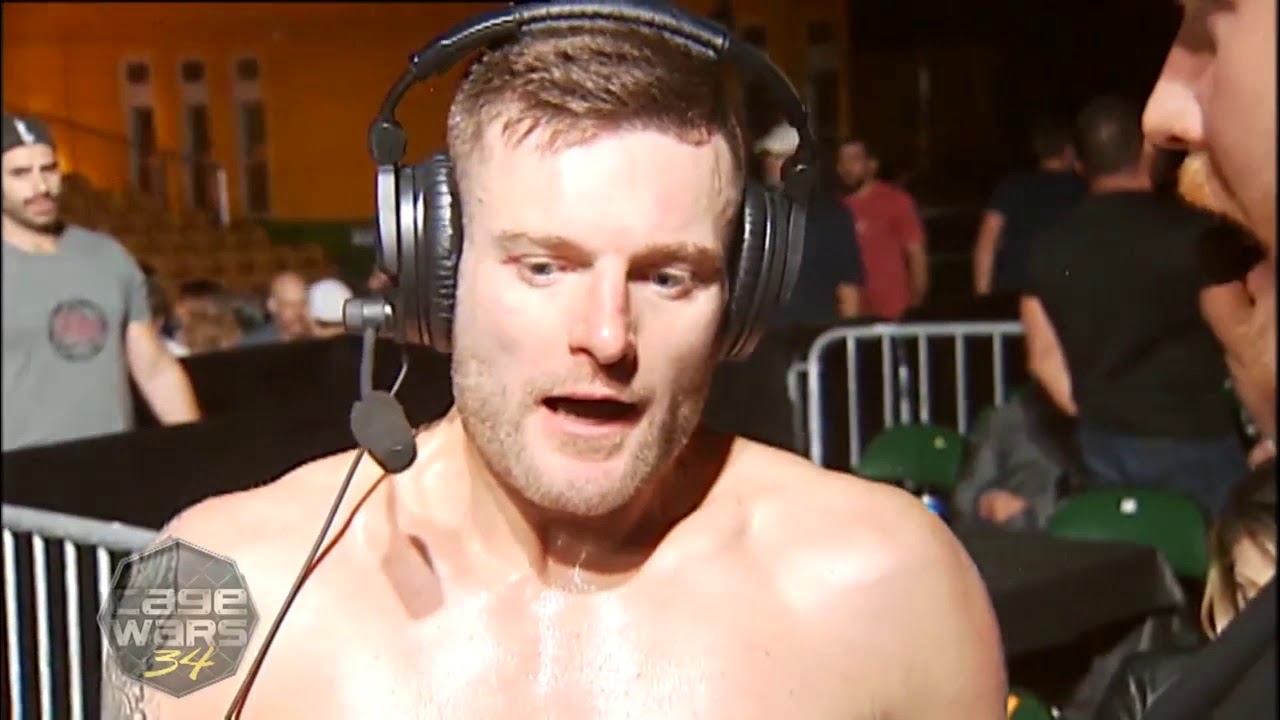 Cage Wars 34 Post-Fight Adam Barrett Interview - YouTube