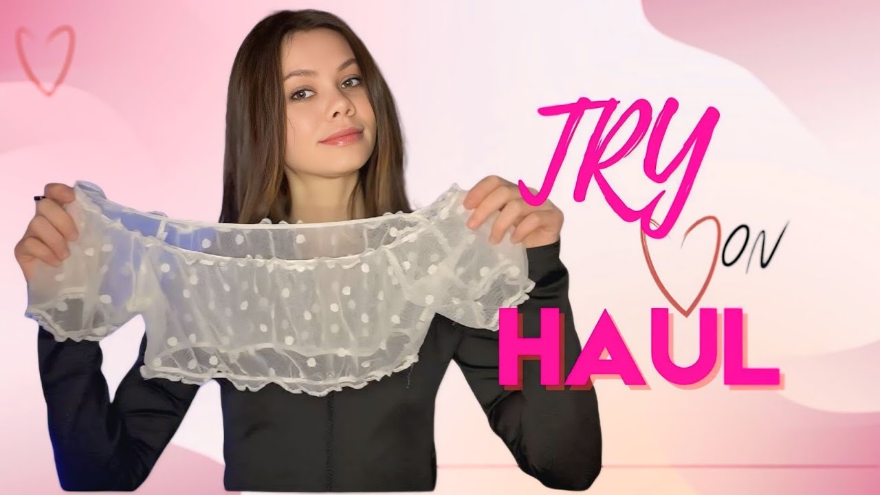 [4K] 2025 Transparent Try-On Haul || Try With me || See-Through Fashion ...
