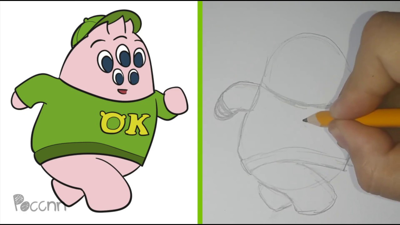 How To Draw Monsters University Squishy