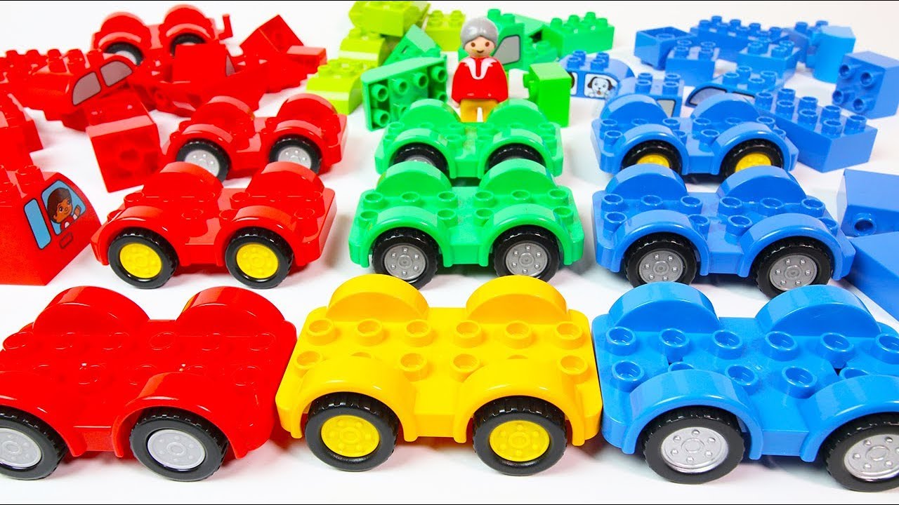 Learn Colors with Simple Duplo Building Blocks Toys - Cars and Trucks ...