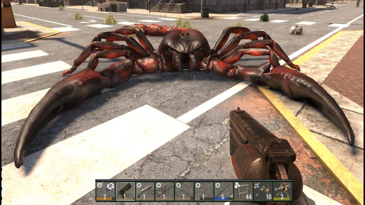 7 Days To Die Wasteland Mod: NPCS My, Katana, Giant Scorpion Brawl ...