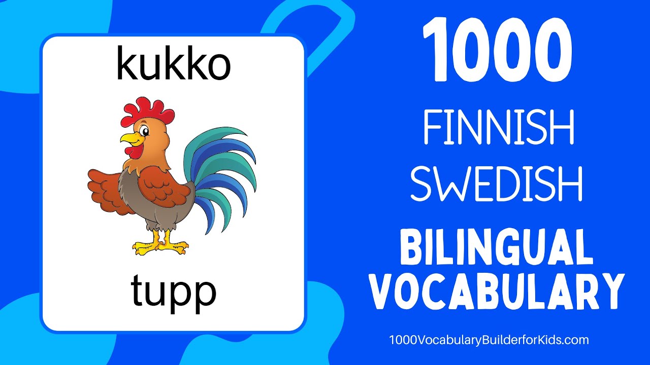 Learn Finnish Swedish 1000 Bilingual Vocabulary for Beginners Oppia ...