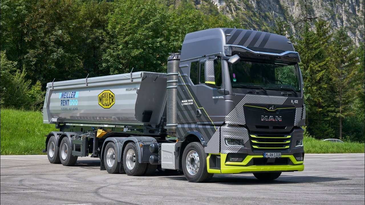 New 2024 MAN hTGX Hydrogen truck - First Look - YouTube