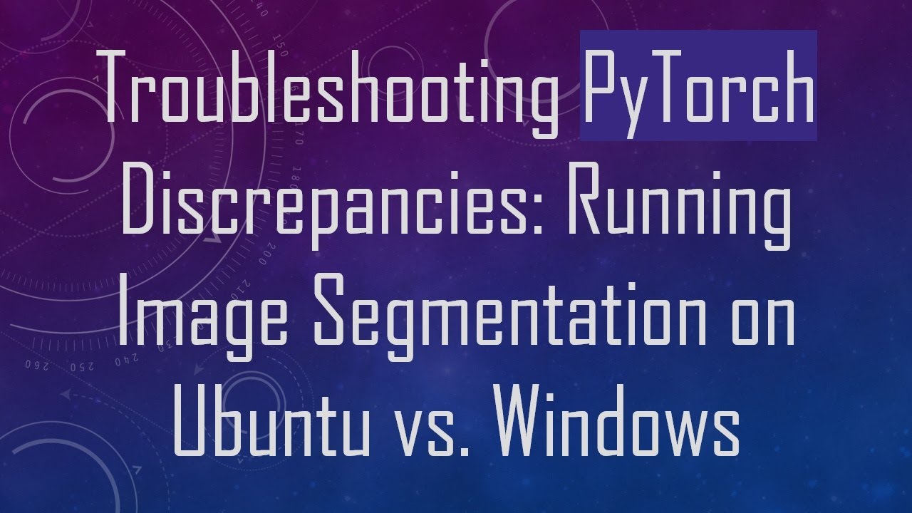 Troubleshooting Pytorch Discrepancies Running Image Segmentation On