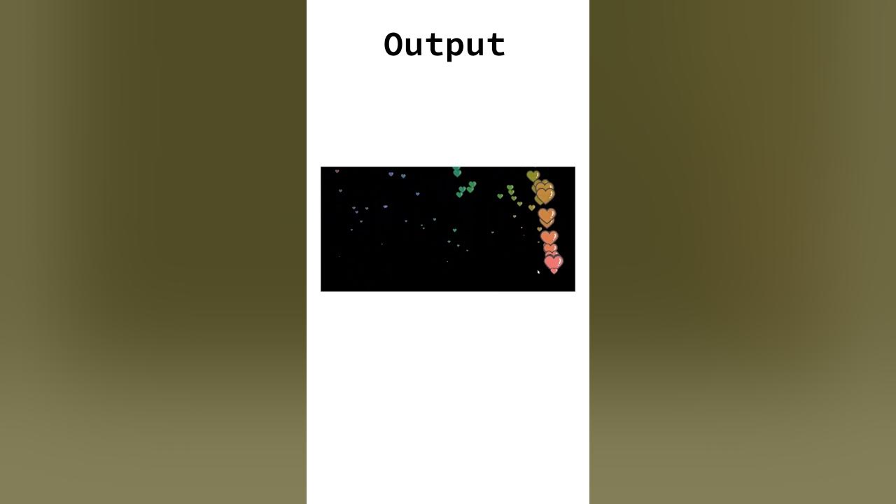 Heart Trail Animation Using Html Css And Javascript Shorts Trending Instagram New Coding