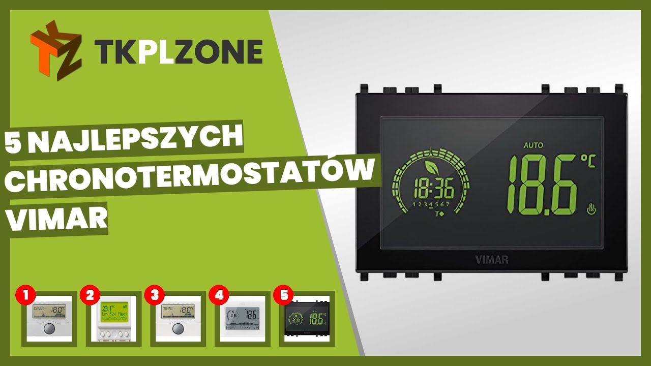 5 najlepszych chronotermostatów vimar - YouTube