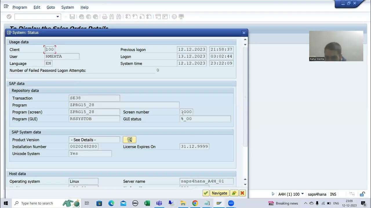 53 - ABAP OOPS - ALV by CL_GUI_ALV_GRID - Creation Part8 - YouTube