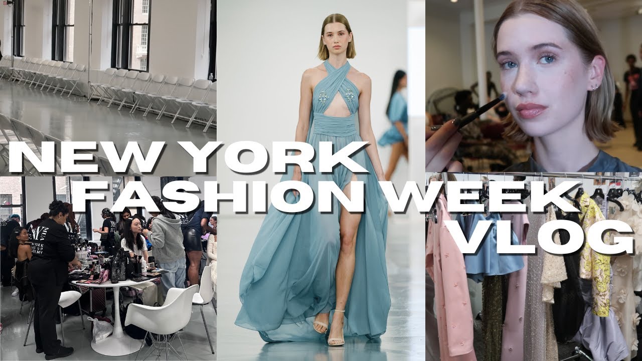 new york fashion week vlog | model week in my life - YouTube