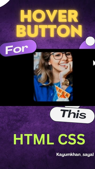 Hover button effect by using html css code snippet #coding #csshacks - YouTube