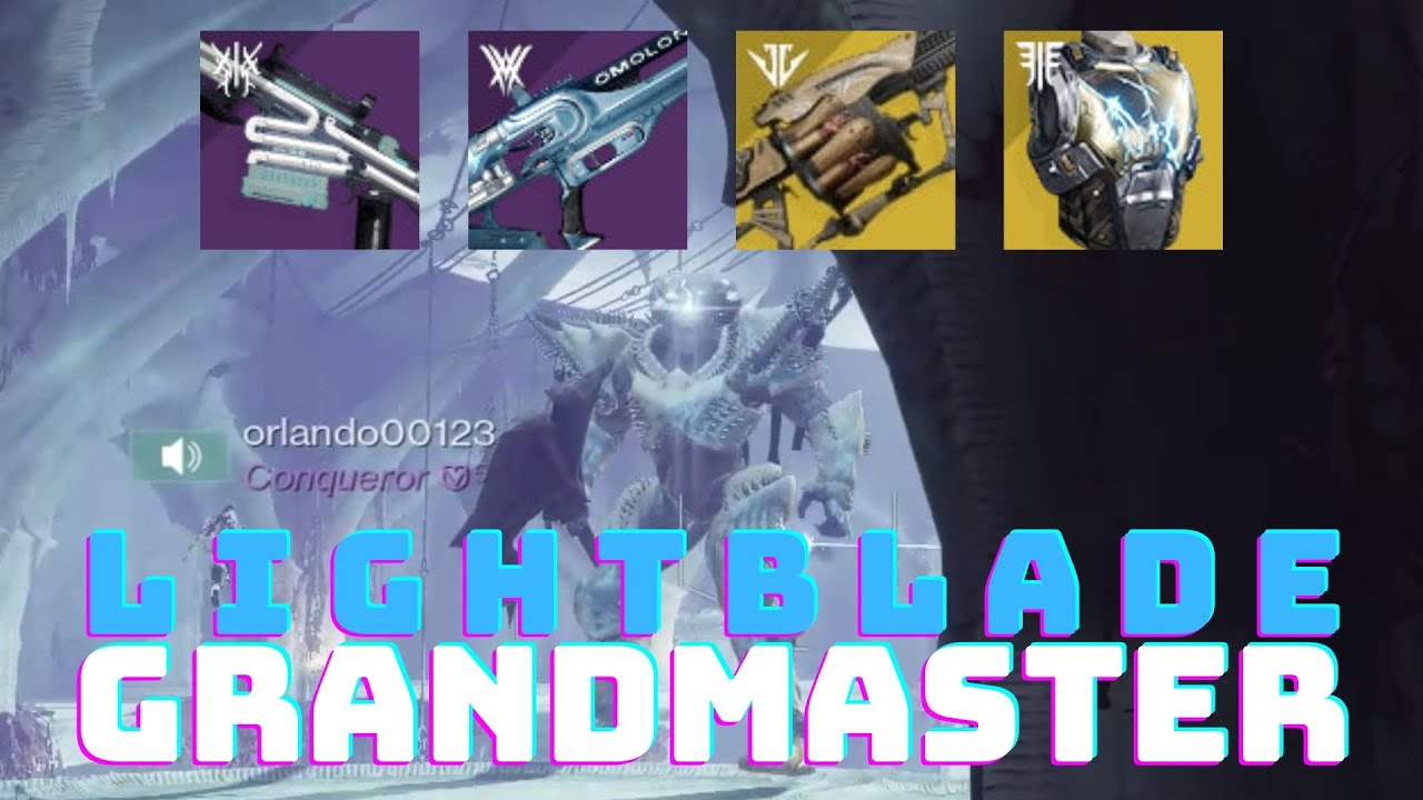 Grandmaster Nightfall, The Lightblade. LFG Run - Titan Gameplay ...
