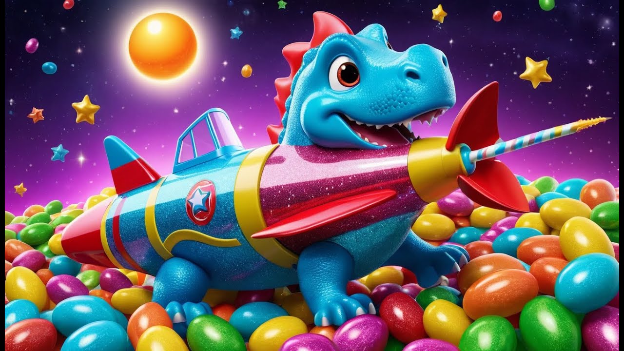 Dino Dexter and the Jelly Rocket | Fun Dino Rocket Ride Song for Kids ...