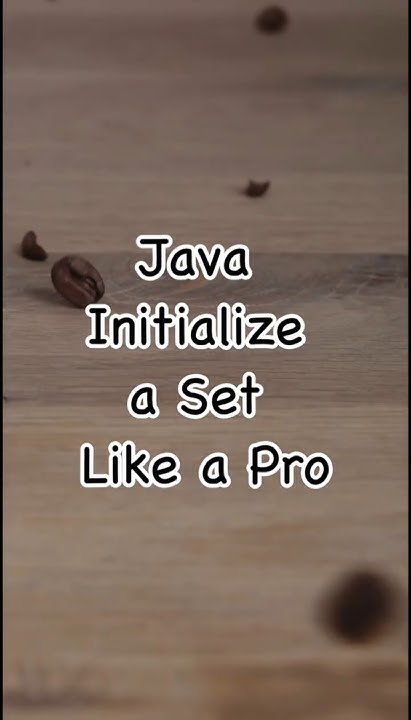 Java Initialize Set Like a Pro #javaprogramming #javatips #javacore #javacollections - YouTube