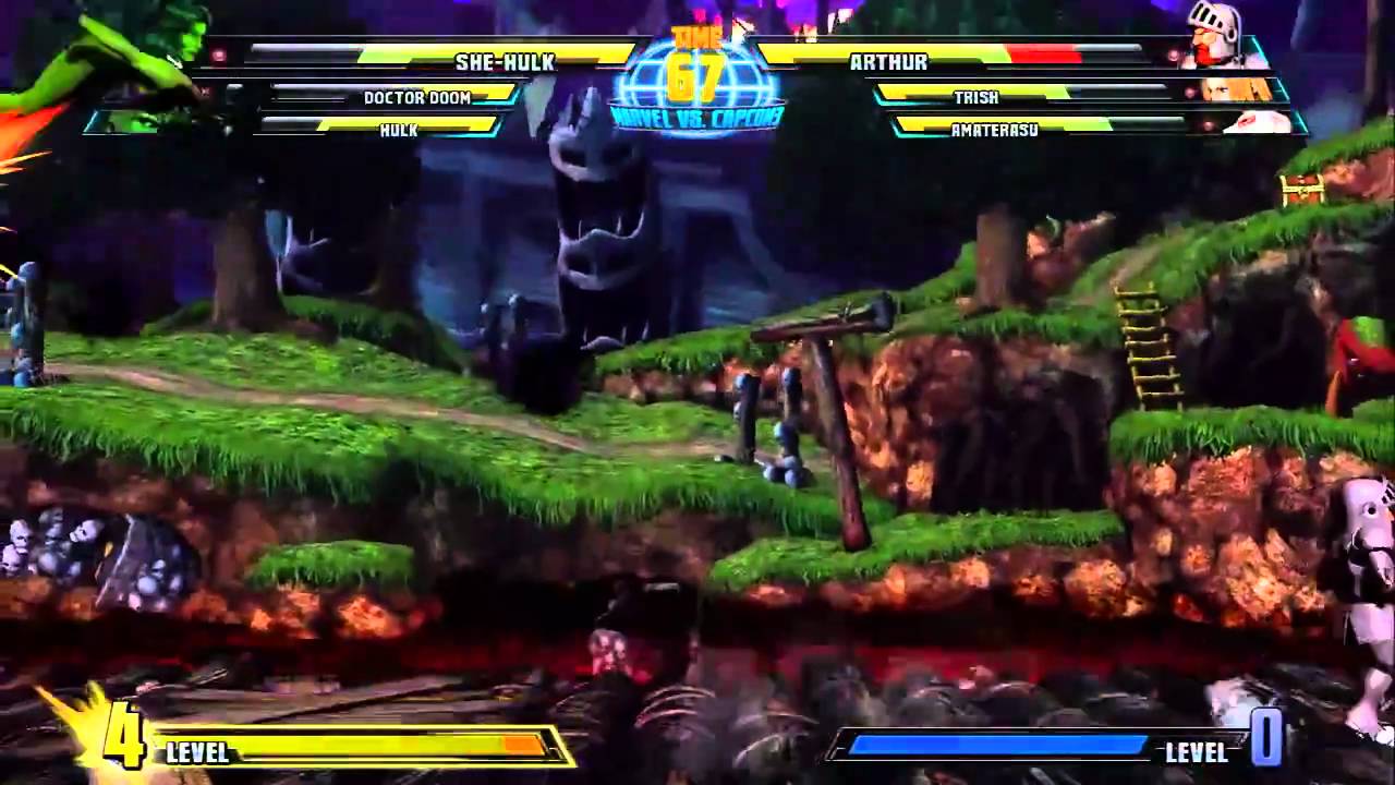 Marvel vs. Capcom 3: New Marvel Character - SHE-HULK - YouTube