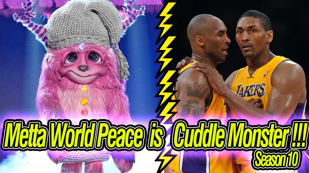 Cuddle Monster Unmasked as Metta World Peace on Trolls Night - Masked ...