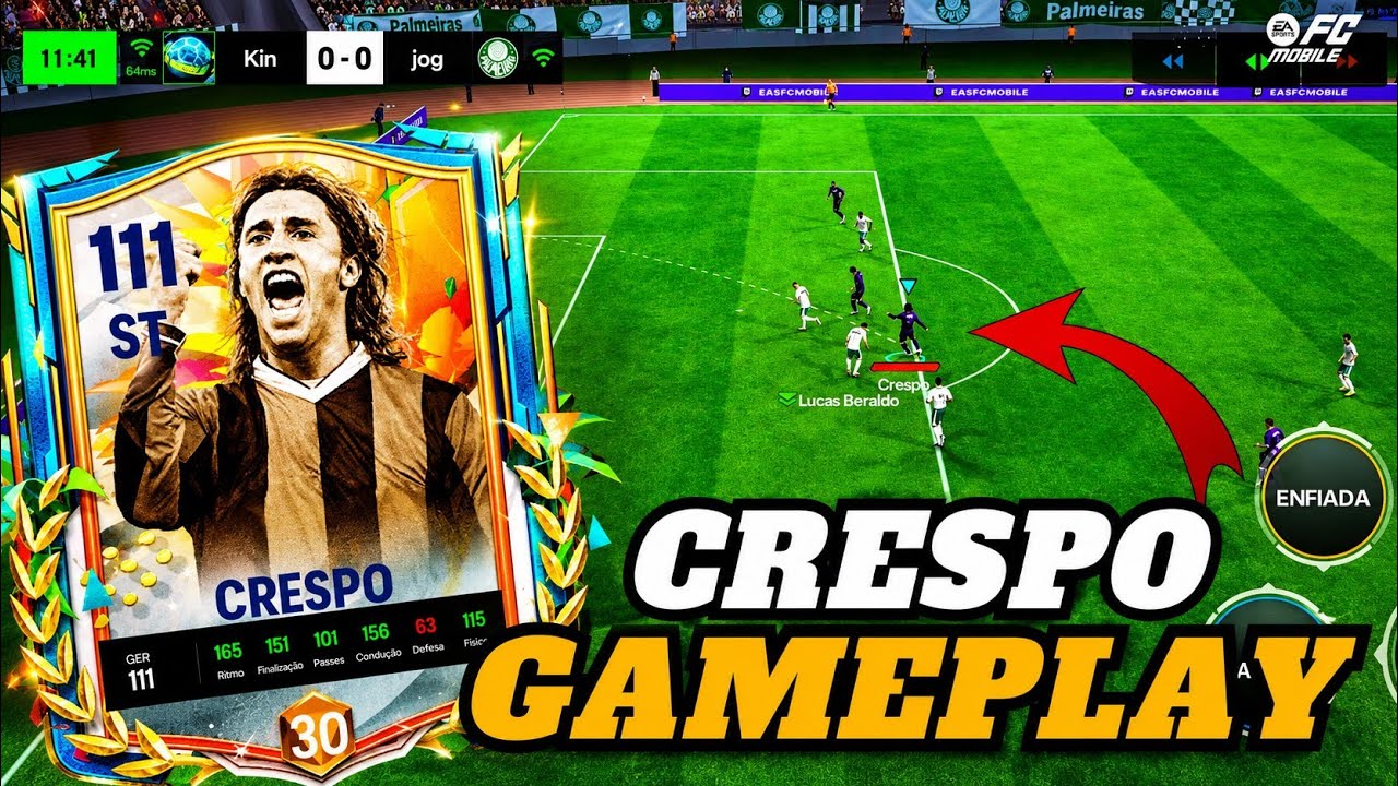 Fc Mobile 25 | Testei o CRESPO 106 🤔😱👍🏽 - YouTube