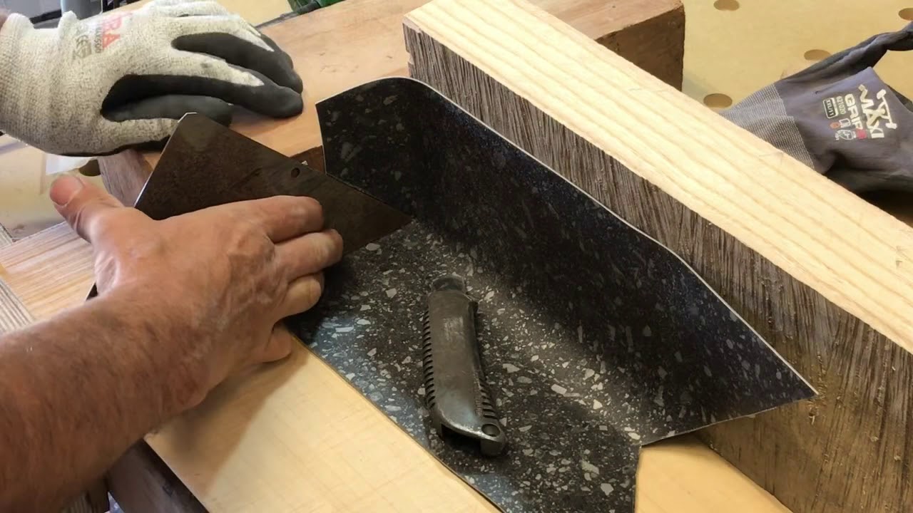 Lino coving tool diy homemade - YouTube