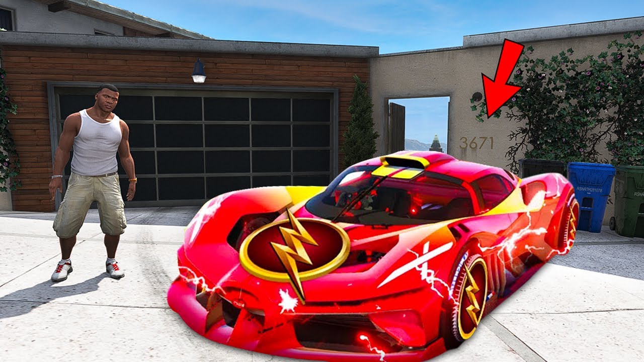 Franklin Finds God Magical Super Car In GTA 5 - YouTube
