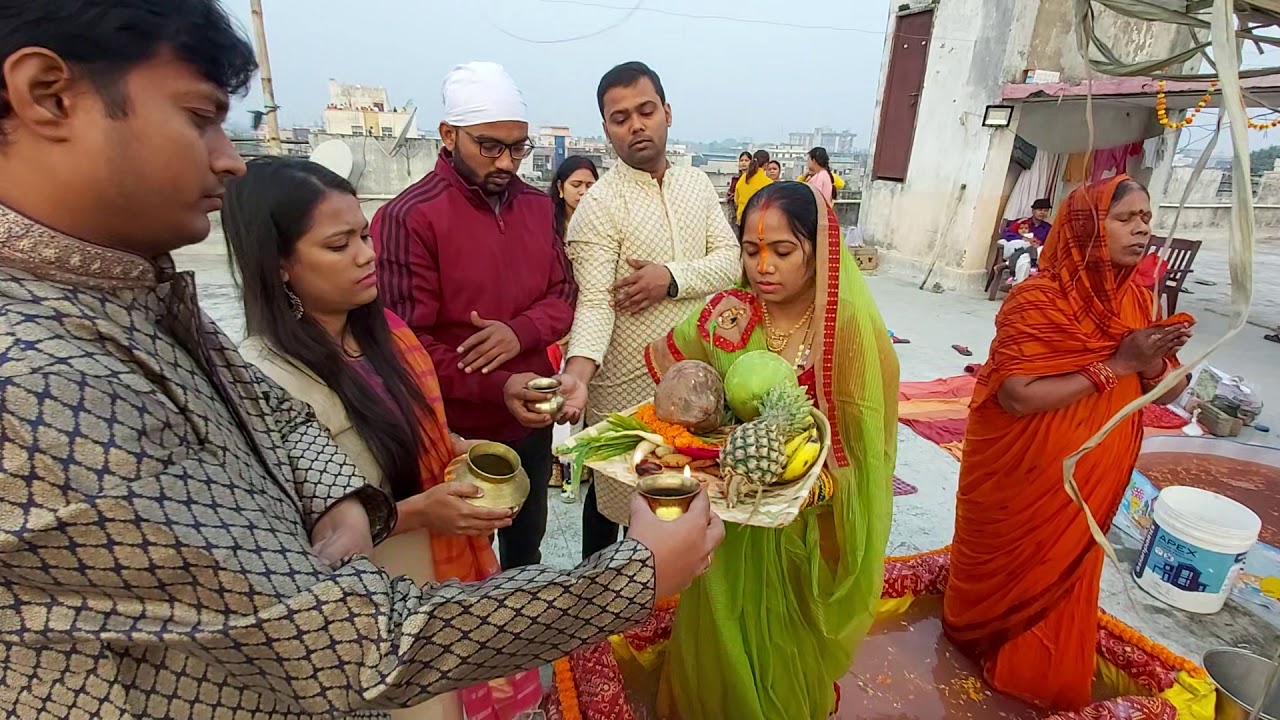 Chath Puja at Patna, Morning Aragh (21.11.2020) - YouTube