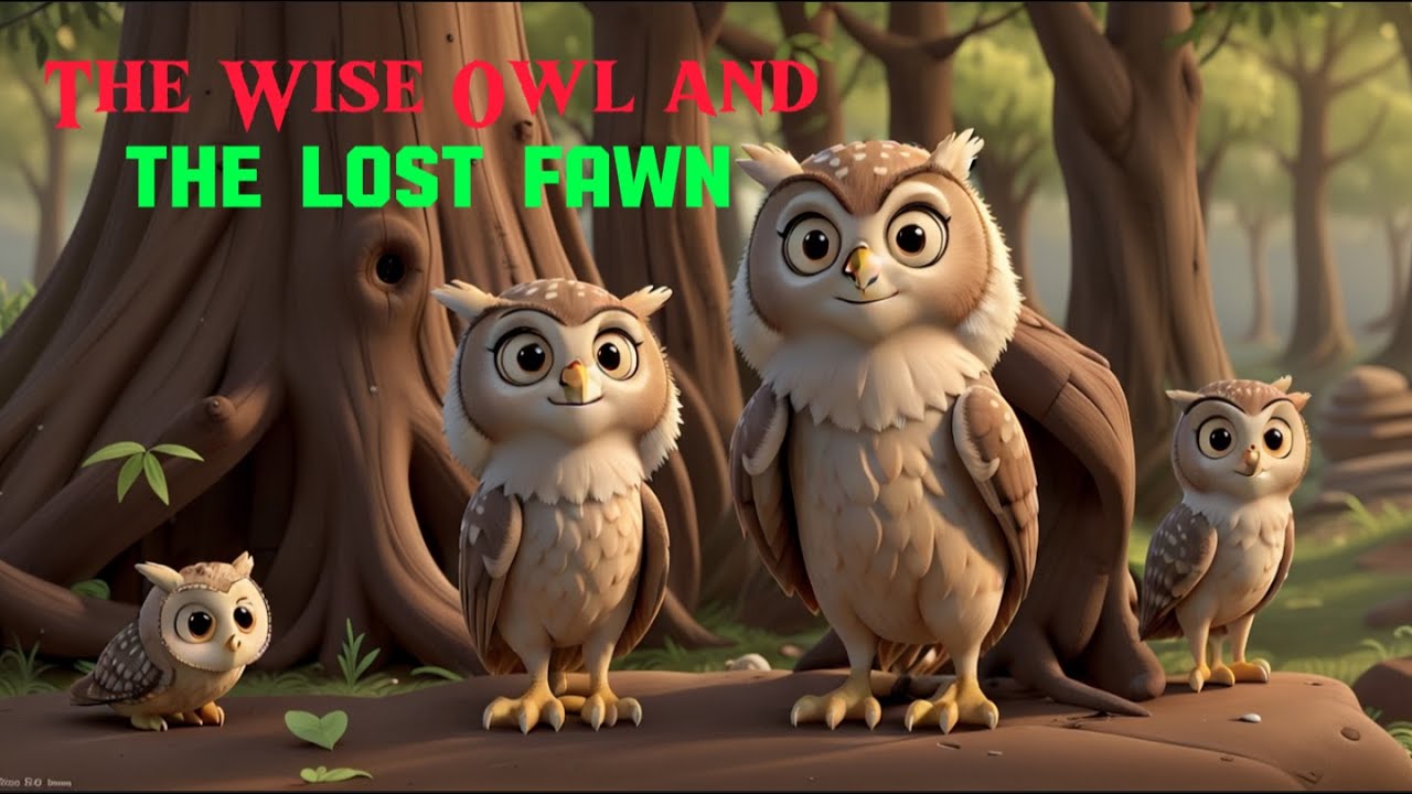The Wise Owl and the Lost Fawn | Kids Cartoon | English Animated ...