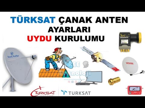 TÜRKSAT ÇANAK ANTEN AYARI NASIL YAPILIR - TÜRKSAT UYDU KURULUMU NASIL YAPILIR