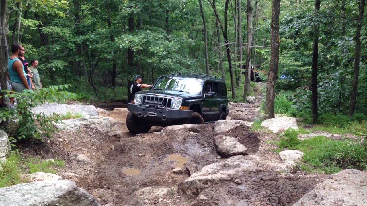 Jeep Commander Crawler Ridge Rausch Creek 2014 - YouTube