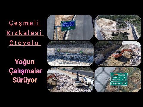 Umfangreiche Bauarbeiten am Beginn der Autobahn, 12. März 2026.