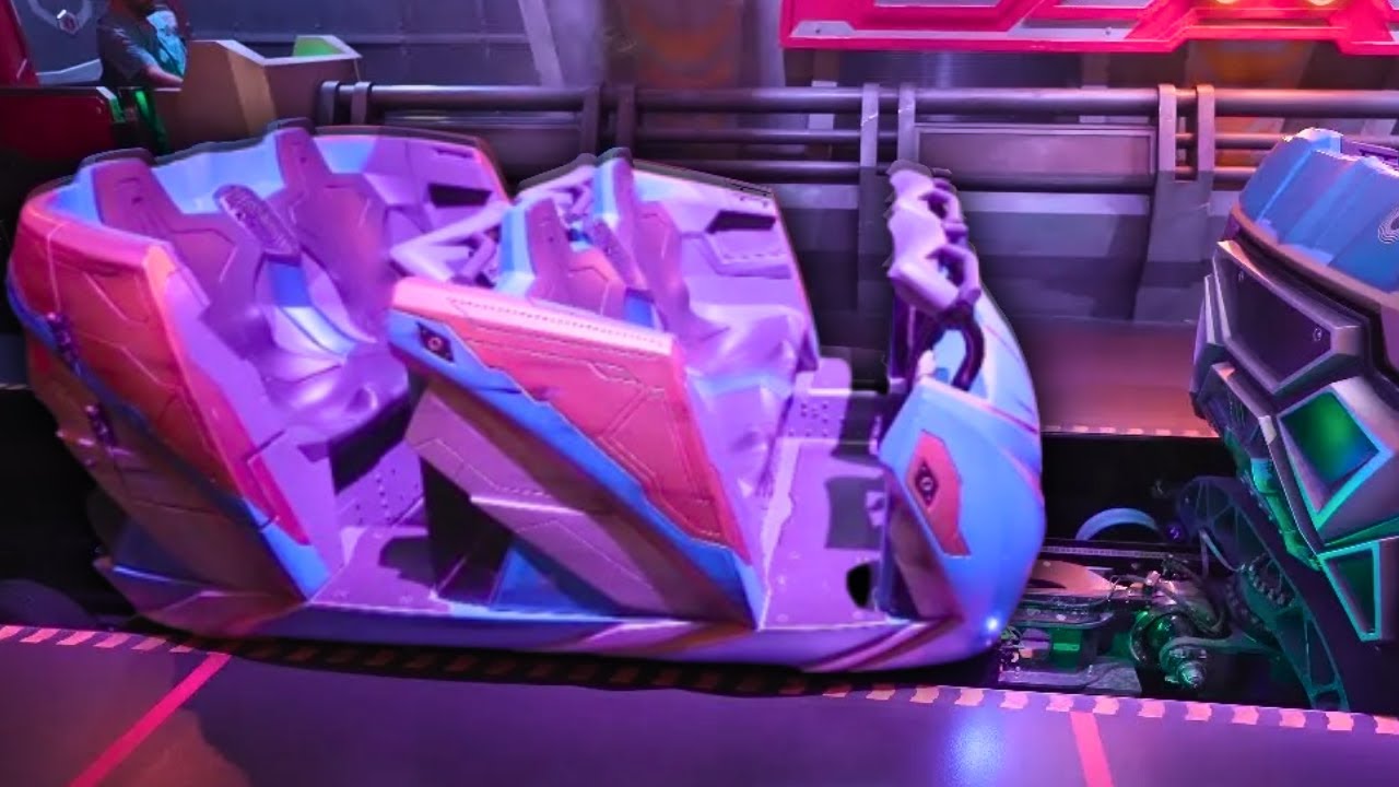 [4K] Cosmic Rewind - Spinning Roller Coaster Ride | Epcot, WDW Florida ...