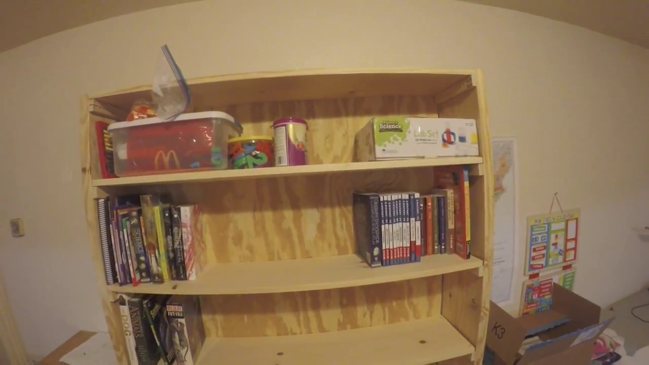 How To Build A Solid Sturdy Bookcase - YouTube