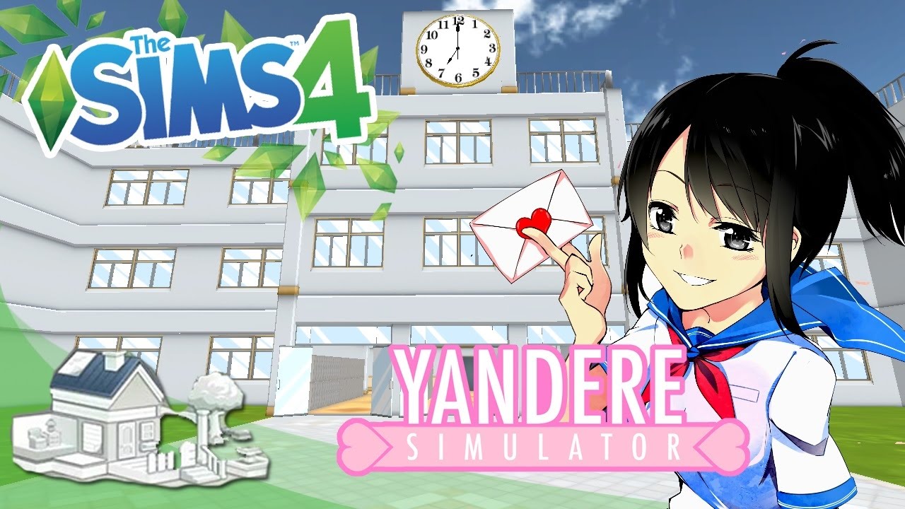 Los Sims 4 | Speed Build ♦ Akademi High School ♥ YANDERE SIMULATOR ♥ ...