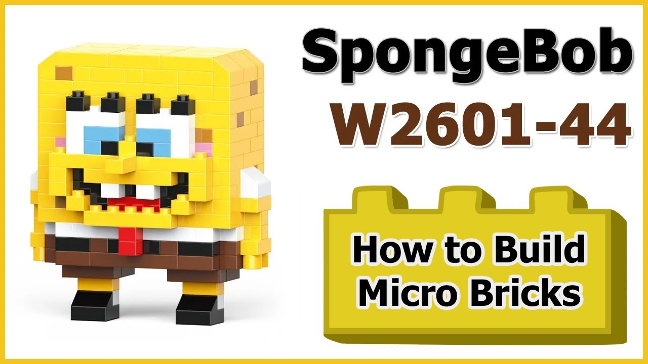 How to Build Mini Bricks W2601-44 SpongeBob Review instructions ...
