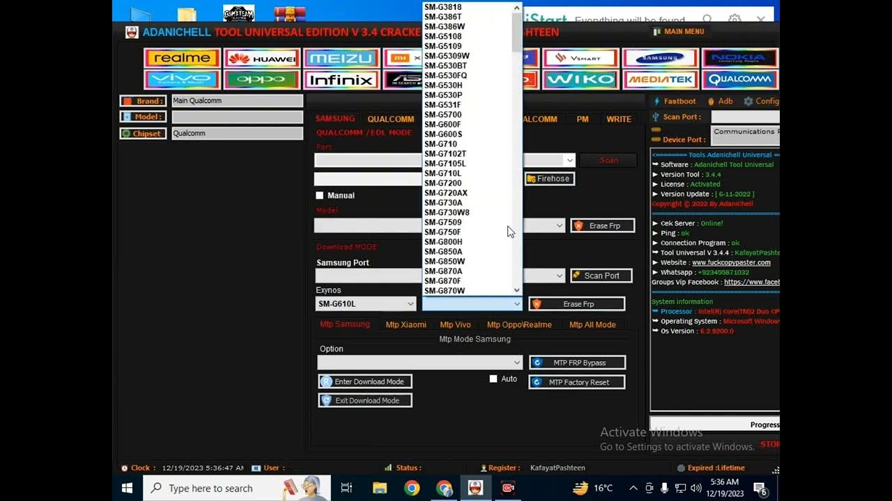 Qualcomm unlock tool | mtk unlock tool| Unlock tool free username and ...
