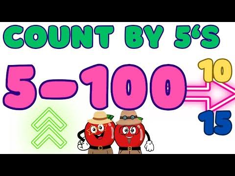 The Counting by Fives Song | Counting song | Bo Family Kids - YouTube