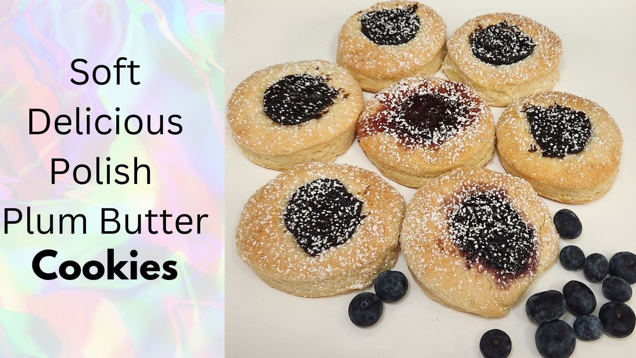 Soft Delicious Polish Cookies with Plum Butter - YouTube