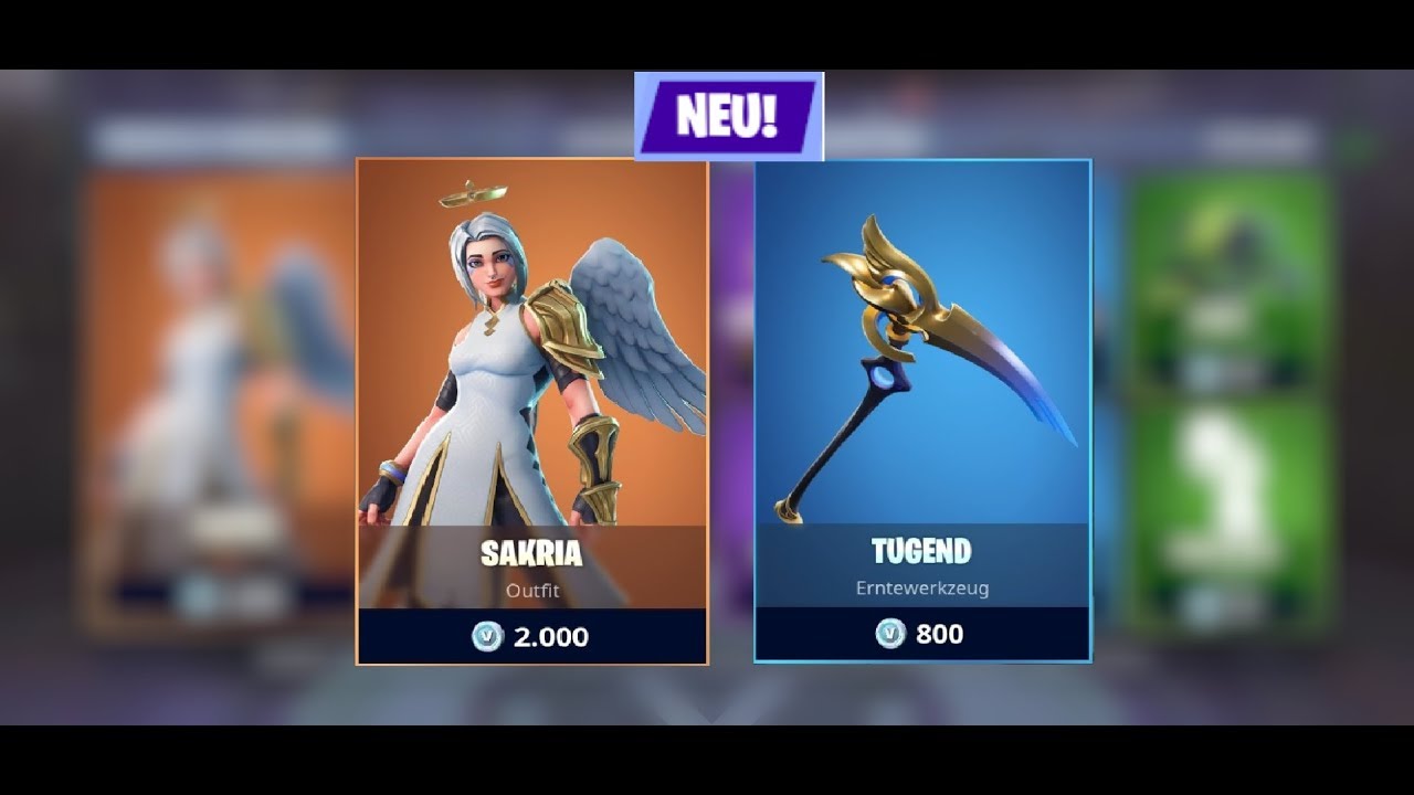 Fortnite *NEU* SAKRIA SKIN | ARK SKIN | VIRTUE AXE | TUGEND AXT ...