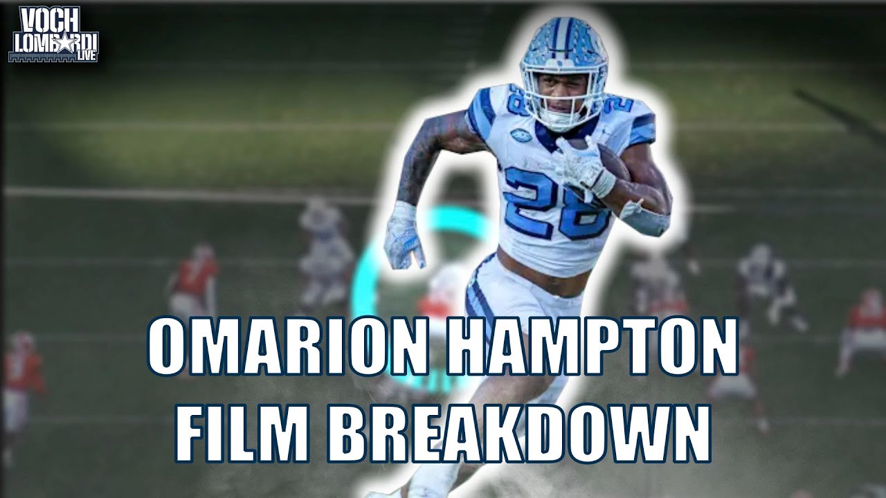 Omarion Hampton RB North Carolina || 2025 NFL Draft Film Session - YouTube
