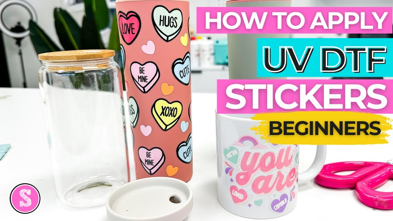 😍 How to Apply a UV DTF Sticker to Tumblers, Mugs, & Cups - YouTube