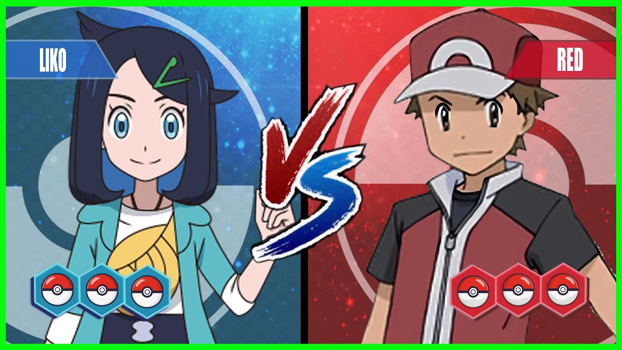 Pokémon Battle Pedia: Liko Vs Red (Red Origins) - YouTube