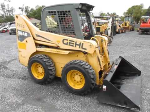 Gehl 5640 Skid Steer Loader - YouTube