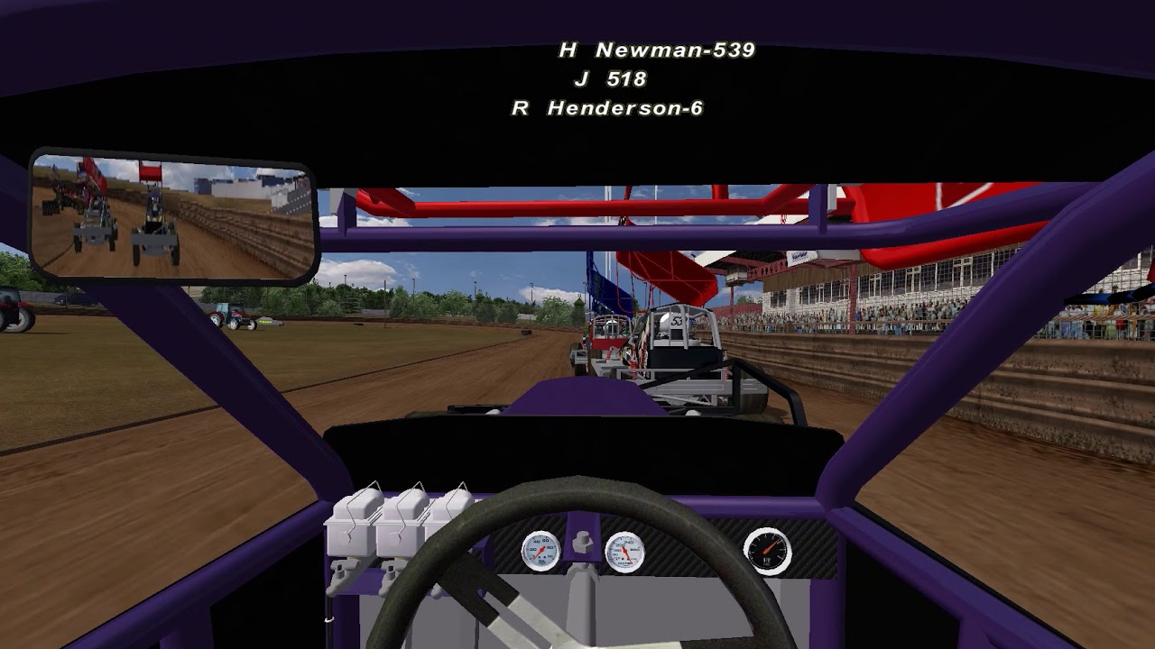 rFactor (UKSim) Brisca F1 Stockcars Stoke Final 2017 - YouTube