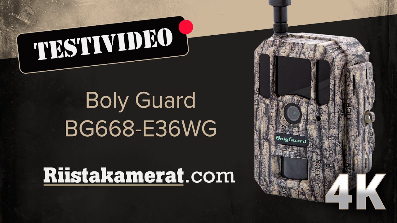 Boly Guard BG668-E36WG 4G & 4K riistakameran videokuvanlaatu - YouTube
