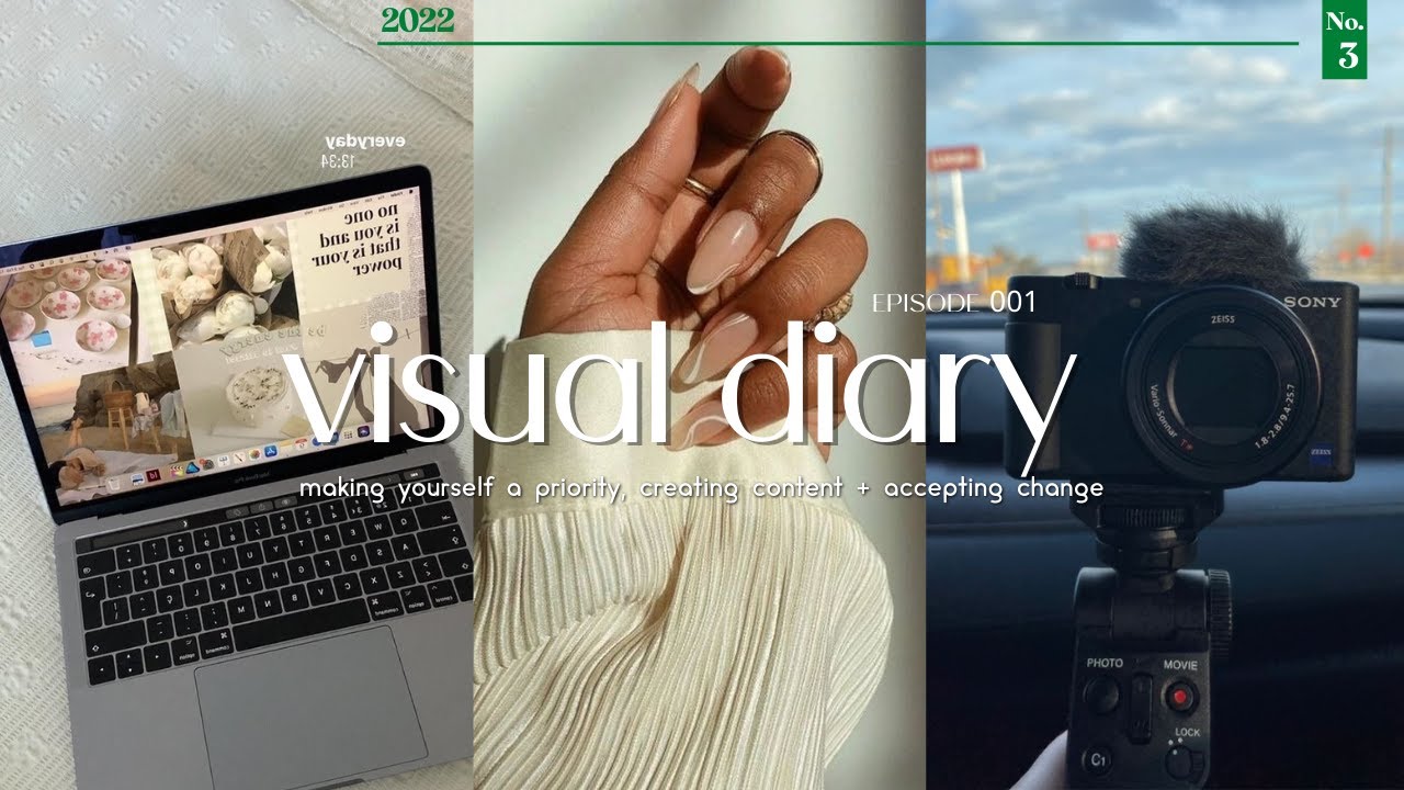 Visual Diary 001: Making yourself a priority, Creating Inspirational ...