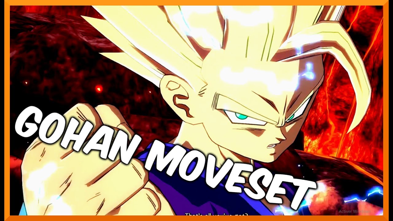 DRAGON BALL FIGHTER Z - GOHAN MOVESET - YouTube
